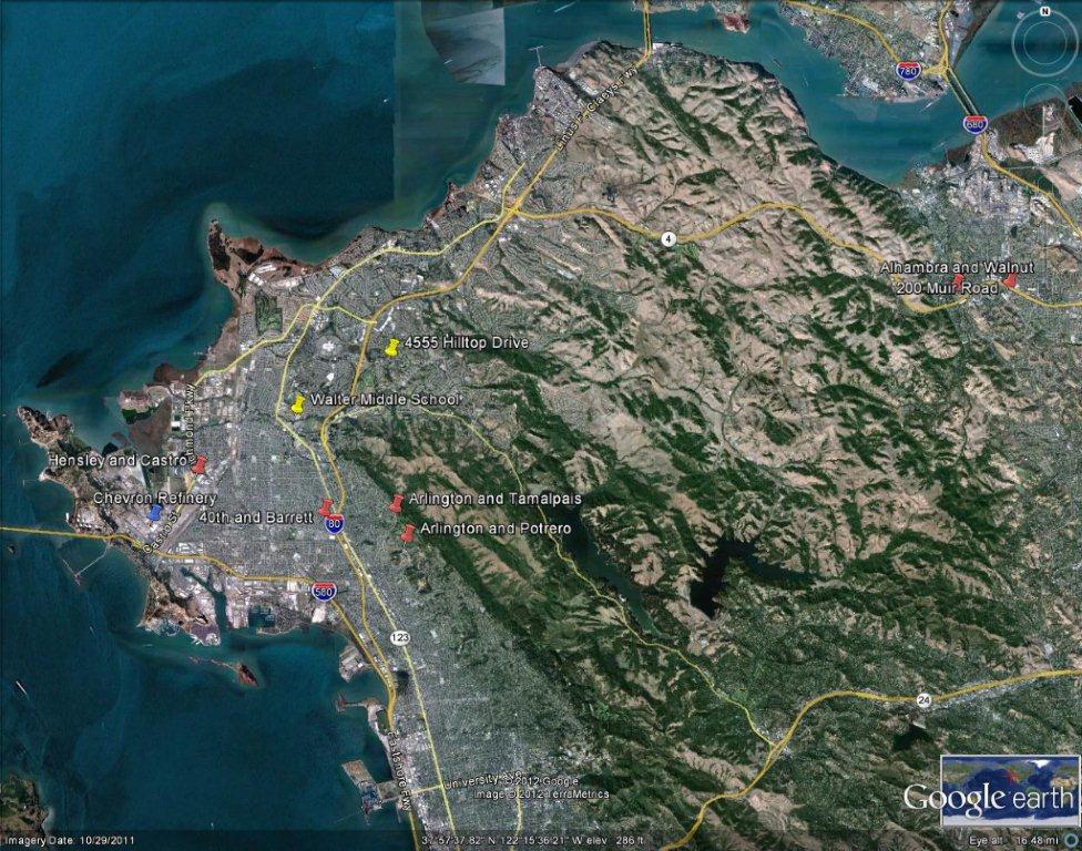 Chevron Refinery Fire